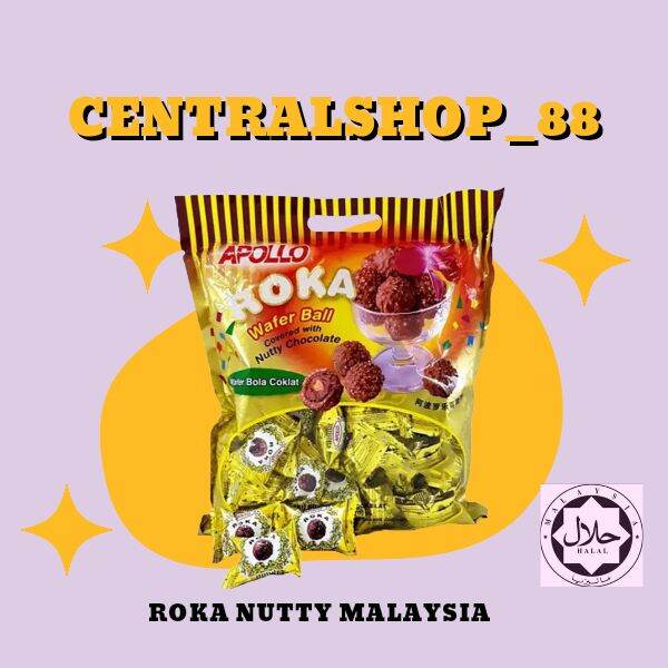 ROKA NUTTY CHOCOLATE ISI 50 ORIGINAL MALAYSIA | Lazada Indonesia