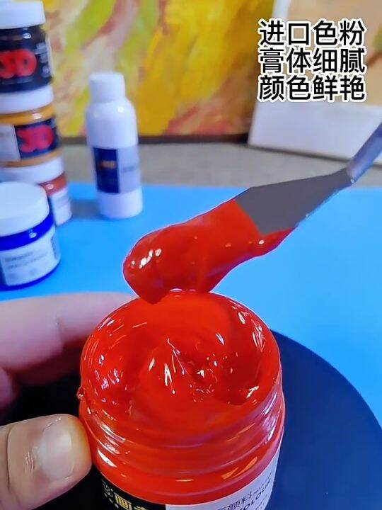 Cat Akrilik Waterproof 100ml Cat Lukis Kanvas/ Acrylic Painting Kit ...