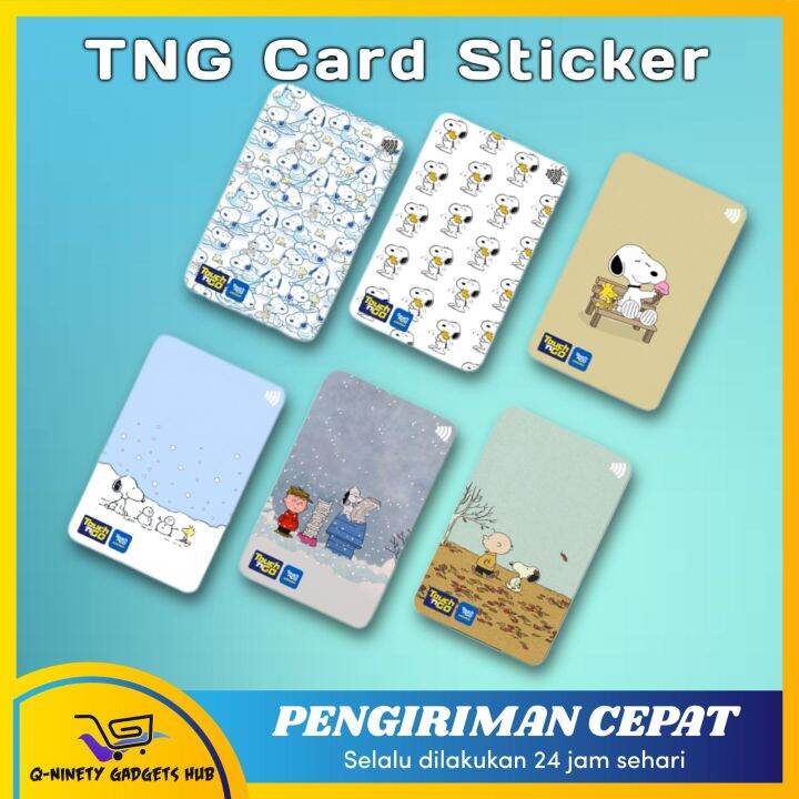 Snoopy SERIES Touch n Go Card Sticker Cover (Waterproof, High Quality) TNG CARD Printing Film ...