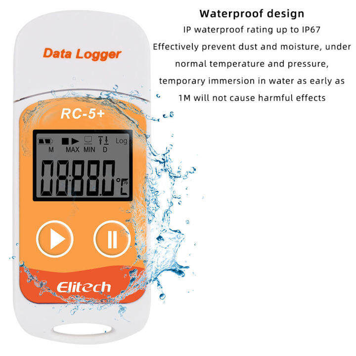 RC-5+ Digital USB Temperature Data Logger Upgrade Refrigeration Cold Chain Recorder | Lazada