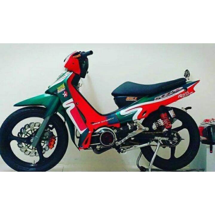 STRIPING ORI YAMAHA FIZR CALTEX STICKER F1ZR LIS BODY STANDAR FIZ R F1Z ...