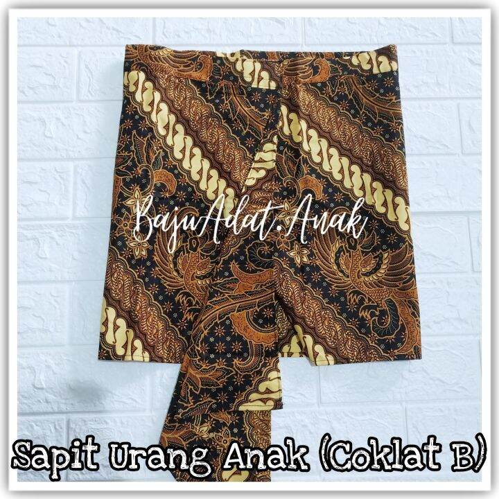 Kain Sembong| Sapit Urang Anak | Kain separo basofi sunda jawa | Lazada ...