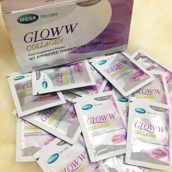 Gloww Collagen Powder Drink for skin elasticity 30 sachets also for ...