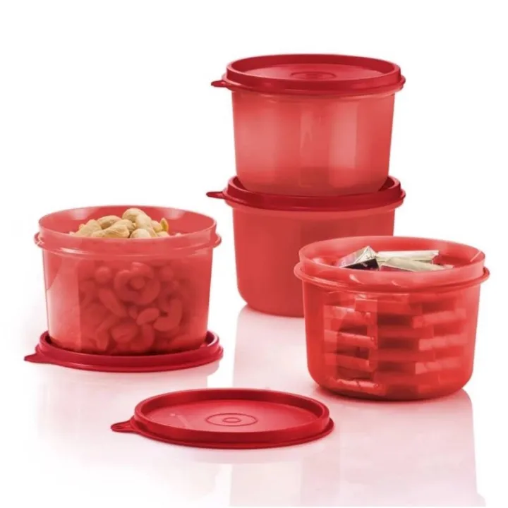 Tupperware Snack N All 450ml (4pcs) | Lazada