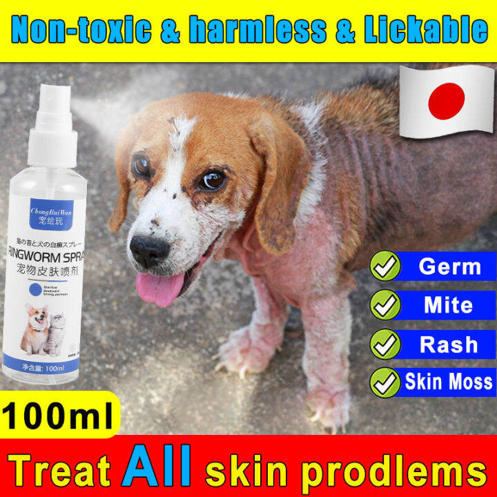 😻Safe and Lickable🐶 Japan Pet Skin Spray 100ml Dog Spray for Skin ...