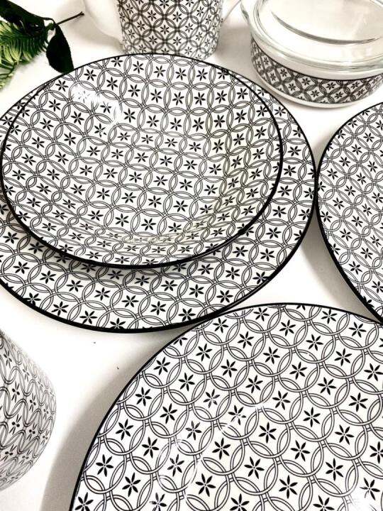 Full Set Pinggan Mangkuk Dinnerware Giacomo Vintage Blue / Pallazo ...