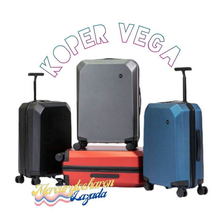 Koper Kabin 20 Inch Double Zipper TSA Lock Suitcase Polycarbonate ...