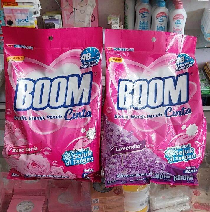 BOOM Cinta detergen bubuk konsentrat 800g | Lazada Indonesia