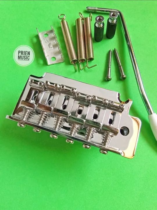 Tremolo fender stratocaster 2 point pivot chrome | Lazada Indonesia