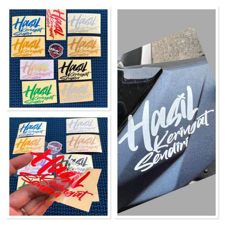 Stiker Sticker Hasil Keringat Sendiri Cutting | Lazada Indonesia