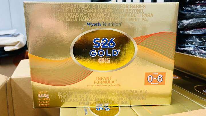 Wyeth S-26 Gold One for 0-6 month ainfant Formula 1.8 kg | Lazada PH