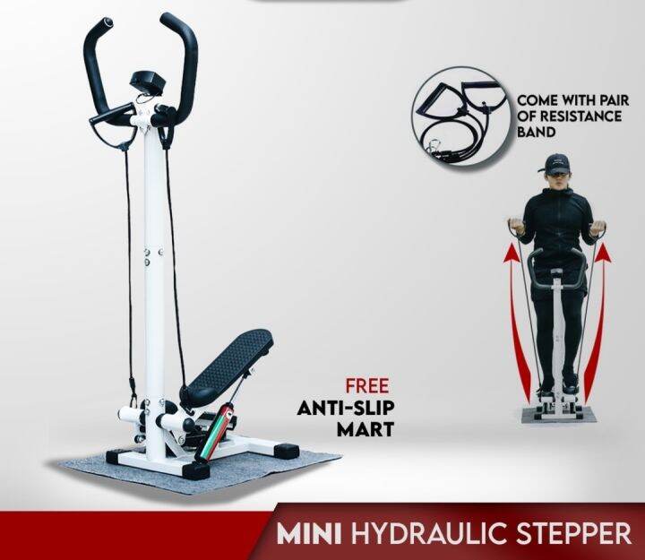 Hydraulic Stepper with Handle Bar Exercise Stair Climber | Lazada