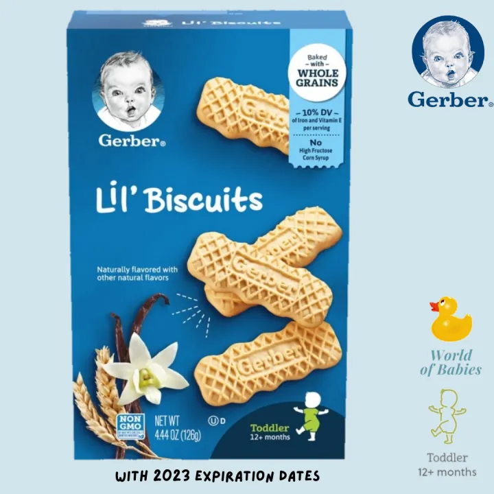 GERBERS US Lil' Biscuits, GERBERBABY babies toddlers 12+ Months, 4.44 ...
