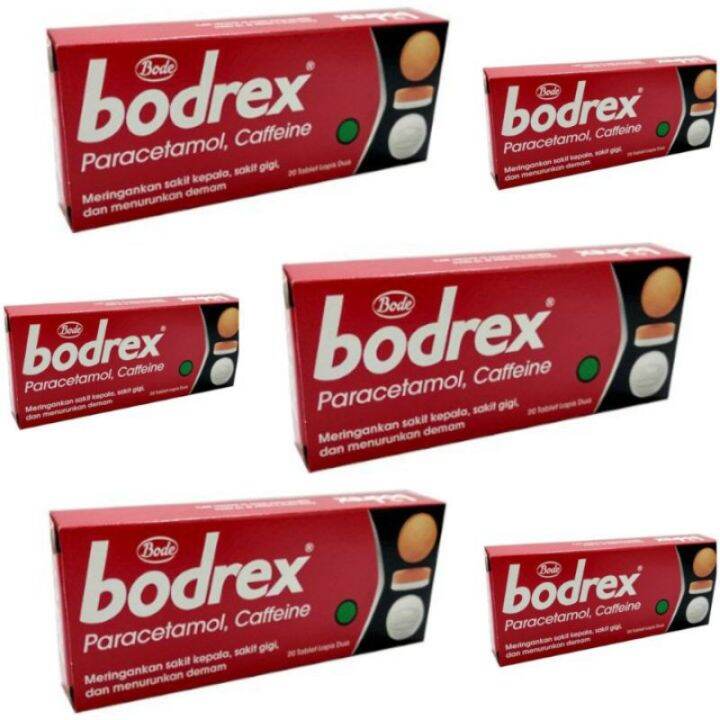 Bodrex Tablet Sakit Kepala Box 2 Folding 20 Tablet | Lazada Indonesia