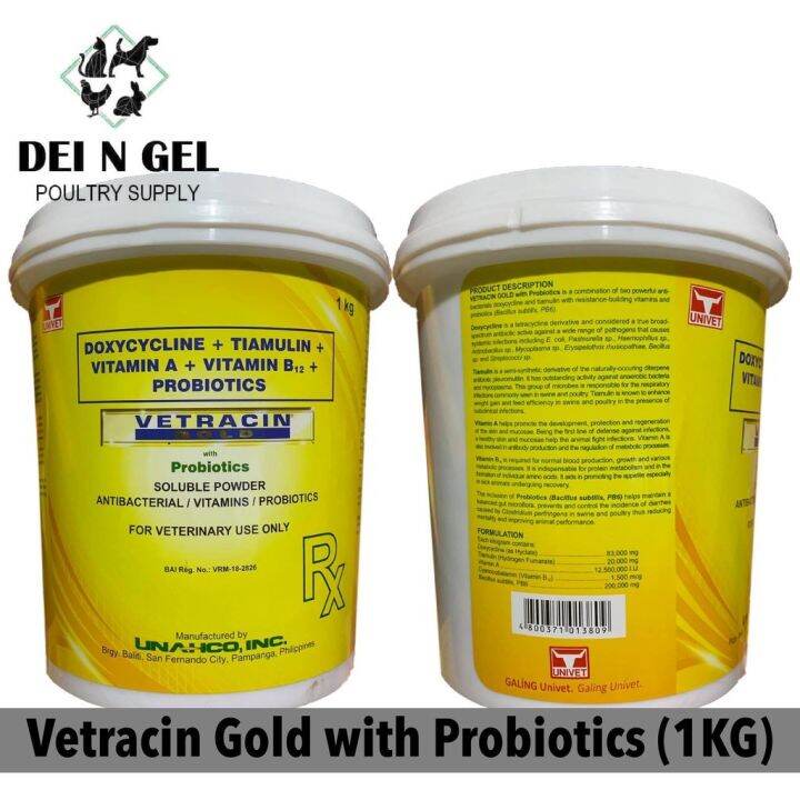 Univet Vetracin Gold with Probiotics 1KG | Lazada PH