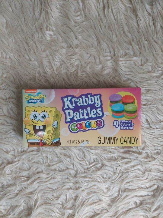 SpongeBob Krabby Patties Colors Gummy Candy | Lazada PH