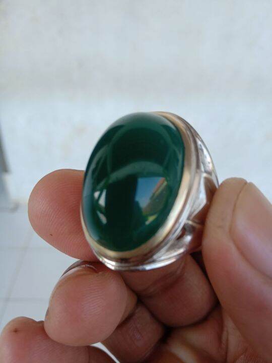 Akik serfentine Aceh lingkar jari 6,6 cm | Lazada Indonesia