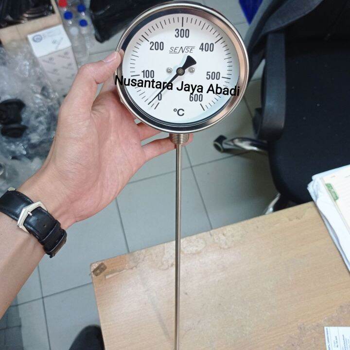 Thermometer Temperature Gauge Raket SENSE Stainless 4 " inchi 600 Celcius 35 cm | Lazada Indonesia