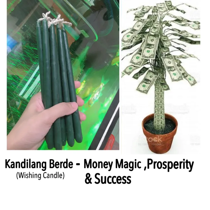 Kandilang berde (Pampaswerte sa pera oh pananalapi)with freebie ...