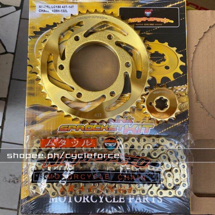 CHAINSET GOLD FOR SNIPER 150 /MX / FZ16/FZ | Lazada PH