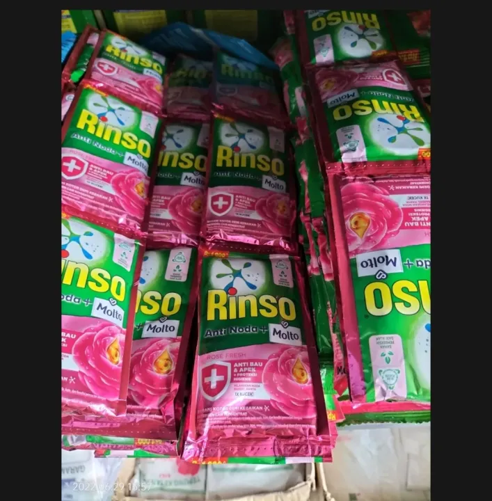 Rinso cair anti noda sachet isi 6 pc | Lazada Indonesia
