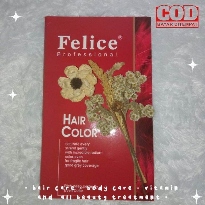 Buku Katalog Felice Pewarna Rambut / Buku Chart Warna Cat Pewarna ...