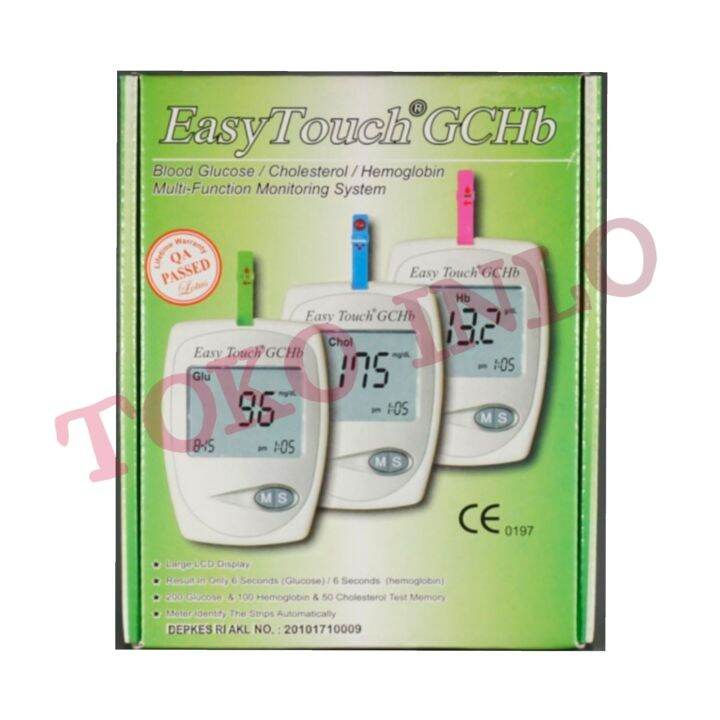 Cek Gula/EasyTouch GCHb/Easy Touch GCHb 3 in 1 (Glucose, Cholesterol ...