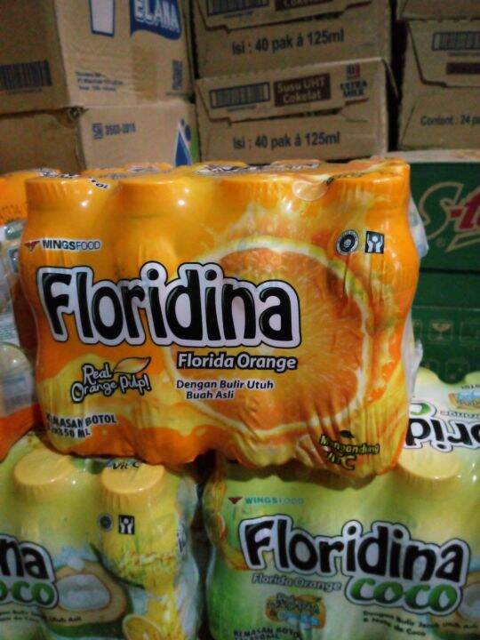 Floridina orange 350ml 1 pack isi 12 botol / minuman jeruk | Lazada ...