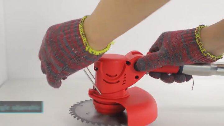 Cordless Lawn Mower Rechargeable Electric Grass Cutter with Lithium ...