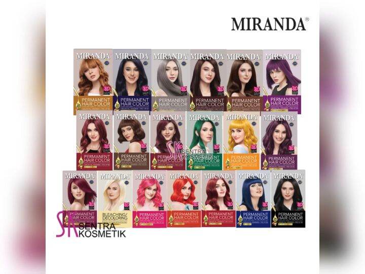 MIRANDA Hair Color YELLOW MC 12 - Cat Rambut Kuning Miranda Warna ...