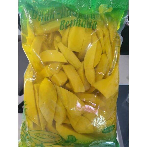 mangga kuning 芒果酸 buah buah kuning 1kg | Lazada