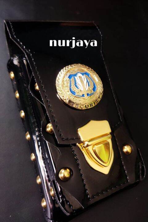 sarung hp satpam logo cor logam | Lazada Indonesia