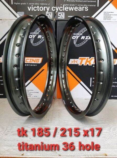 VELG TK RACING 185x17/215x17 TITANIUM KILAT (HARGA SEPASANG 2PCS ...