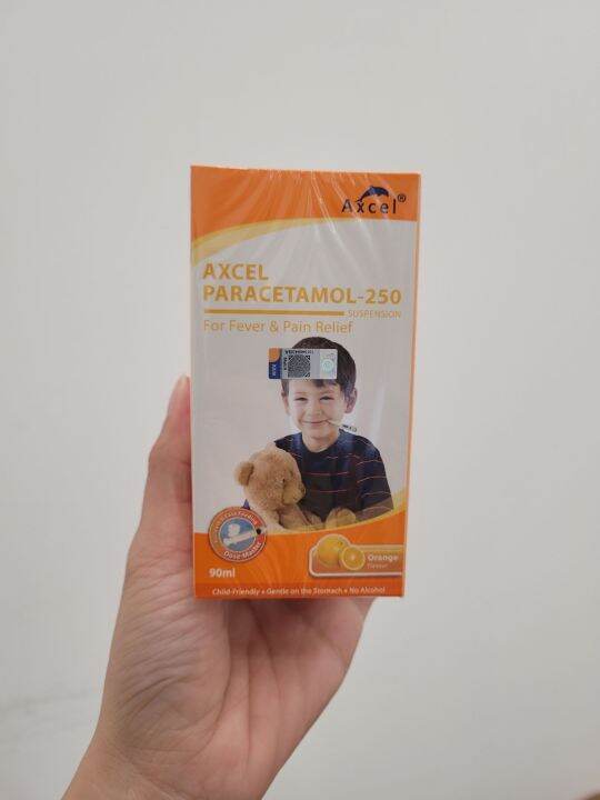 Axcel Paracetamol 250mg Syrup 90ml [EXP 07/25] | Lazada