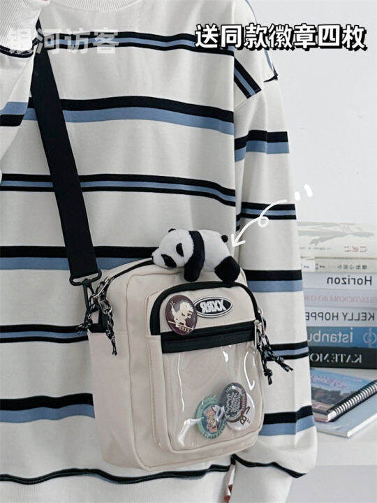 JENL กระเป๋าสะพายไหล่ข้างกระเป๋าสะพายขวางขนาดเล็กสำหรับผู้ชายผู้หญิง ...