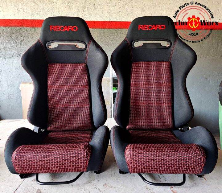 2pcs RECARO SR3 TOMCAT RED Universal Bucket Seats Quality Racing Seat ...