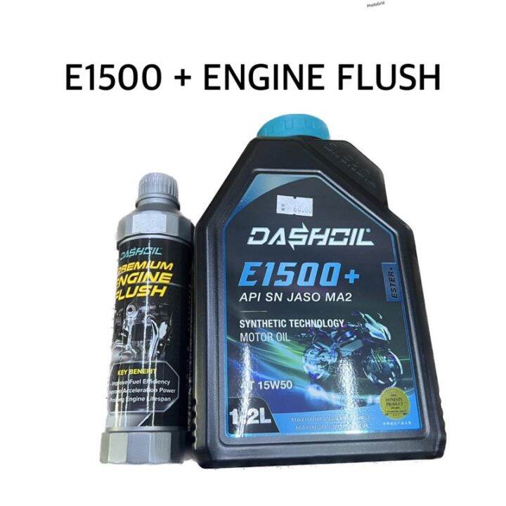 DashOil Ester+ E1500+ 4T 15w50 1.2L Semi Synthetic SN Motorcycle Engine ...