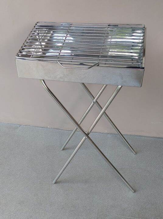 PURE Stainless Portable Folding Griller (Ihawan) Charcoal Barbeque ...
