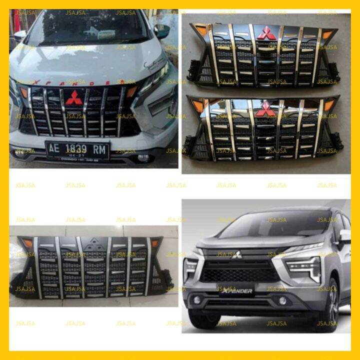 Grill Bumper Depan Xpander 2021 2022 2023 Alphard Hitam Chrome | Lazada ...