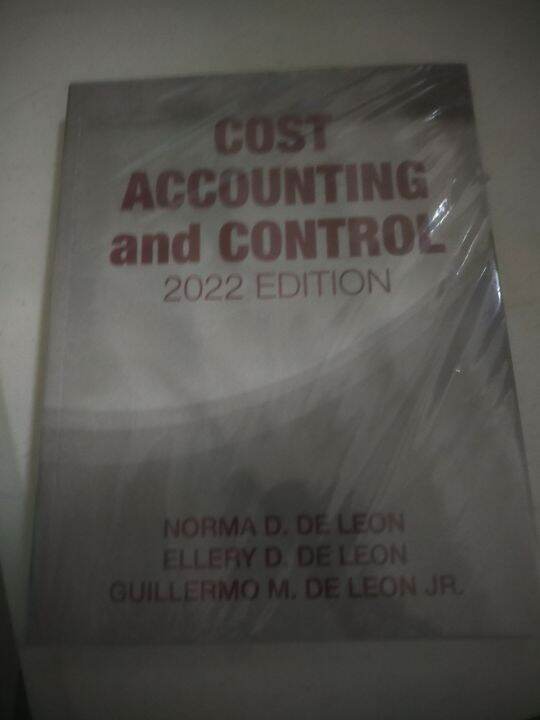 Cost Accounting Control 2022 edition | Lazada PH Cost Accounting Control 2022 edition | Lazada PH