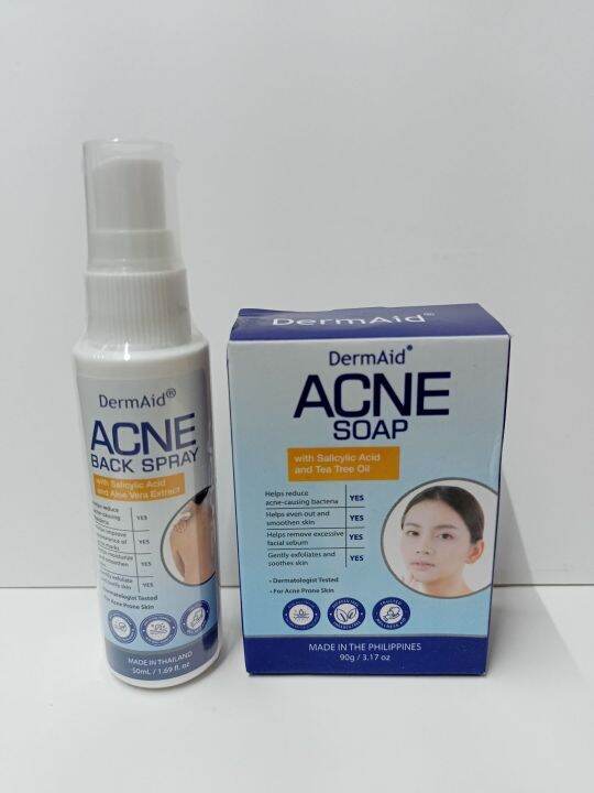 Dermaid acne soap /back spray | Lazada PH