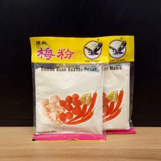 Bumbu/Garam Buah Cap Elang sachet/Garam Buah Pedas sachet | Lazada ...