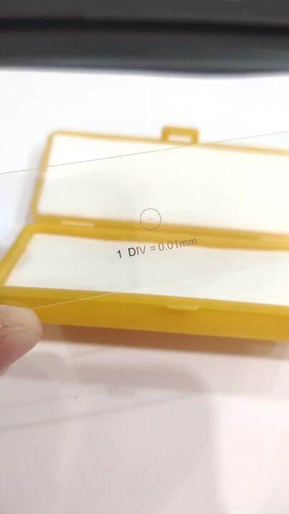 เลนส์สำหรับสอบเทียบเครื่องไมโครสครอป ขนาด0.01มิลิเมตร, MICROSCOPE ...