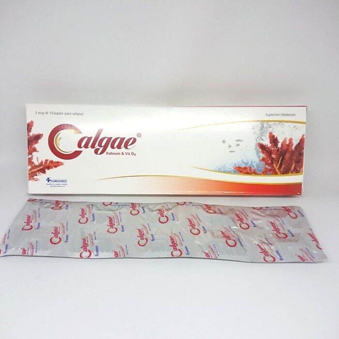 Calgae suplemen vitamin tulang per strip 10 tablet | Lazada Indonesia