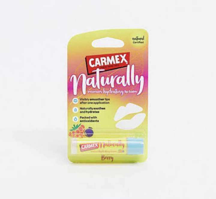Carmex Naturally Intensely Hydrating Lip Balm - Berry 4.25ml. | Lazada ...