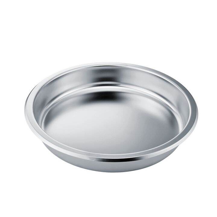Stainless Steel Round Insert Divided Food Pan / Round Food Pan for 6.8 ...