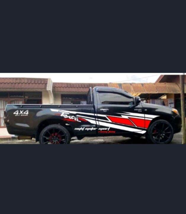 STIKER MOBIL HILUX STRADA NAVARA TRITON DOBLE CABIN SINGLE CABIN STIKER ...