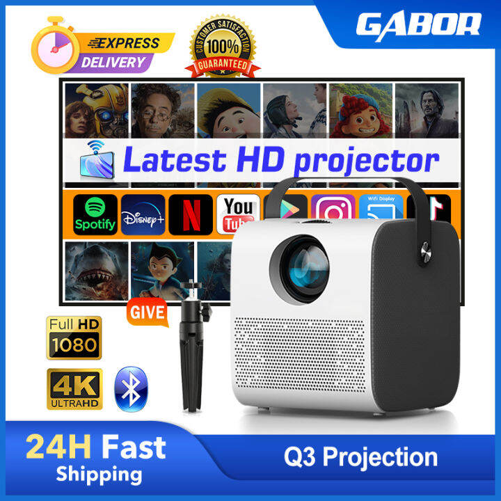 🔥 [COD+Local Stock]The latest original Q3 Android 9.0 LCD 8000 Lumens ...