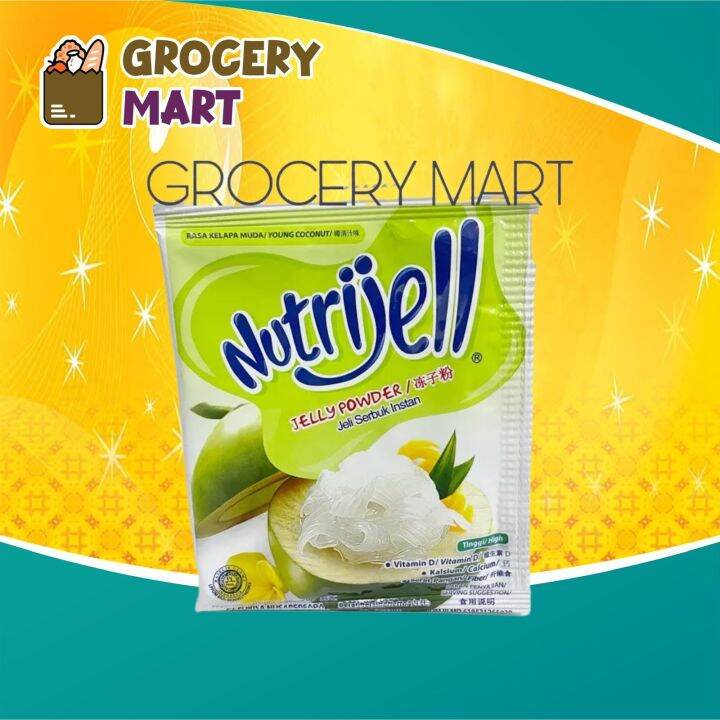 Nutrijell Agar Agar Rasa Kelapa Coconut Jely Powdee Bubuk 1pcs | Lazada ...
