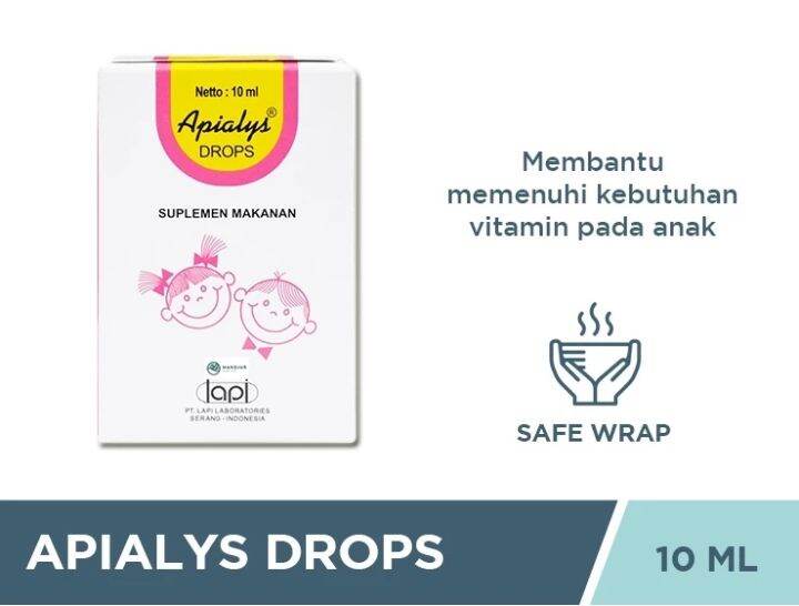 Apialys drop 10ml multivitamin untuk anak | Lazada Indonesia